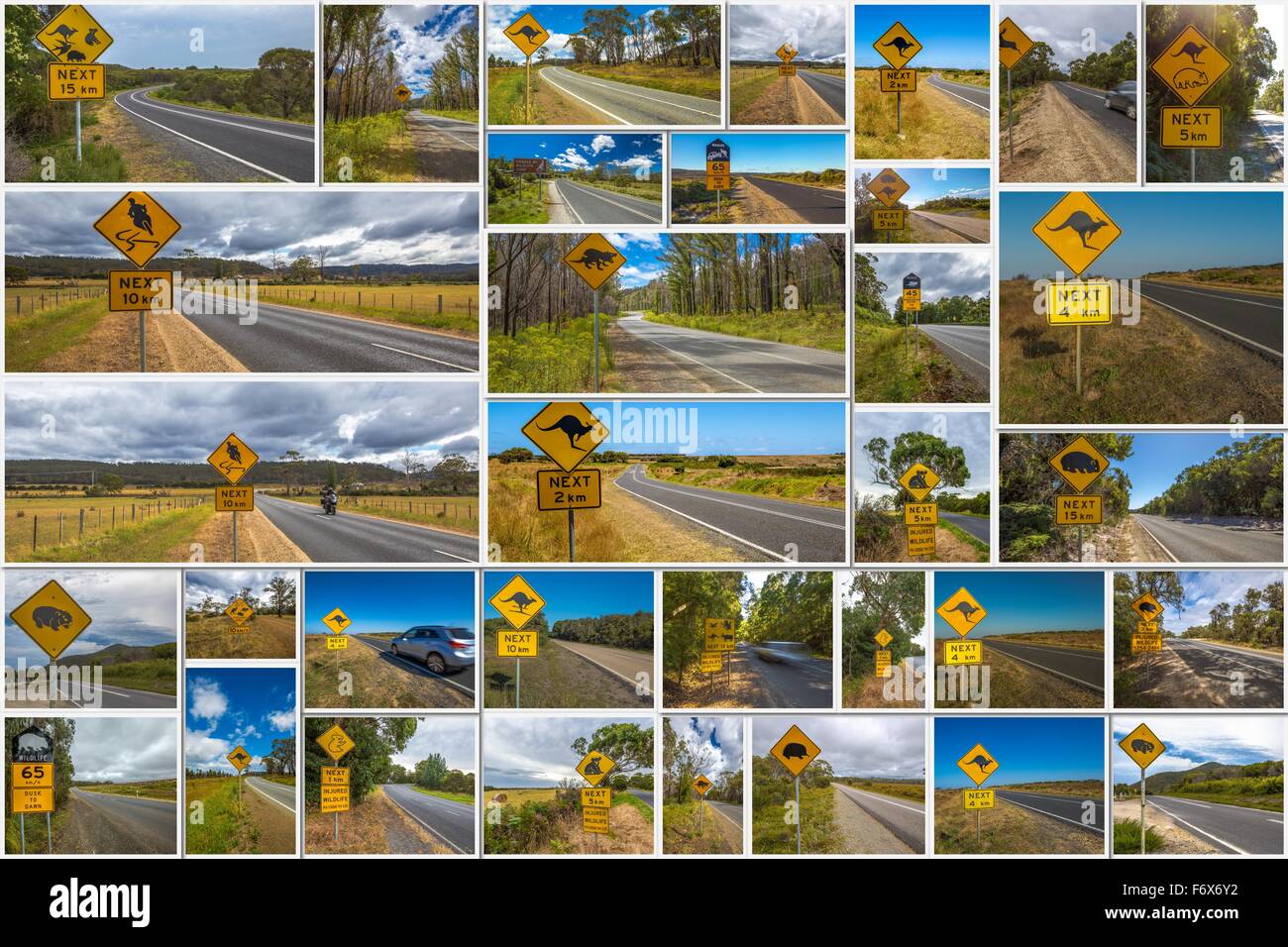 Australian road signs Stock Photo - Alamy