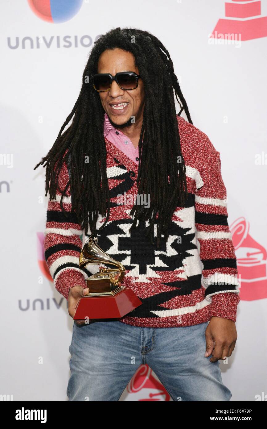 Las Vegas, NV, USA. 19th Nov, 2015. Tego Calderon in the press room for ...