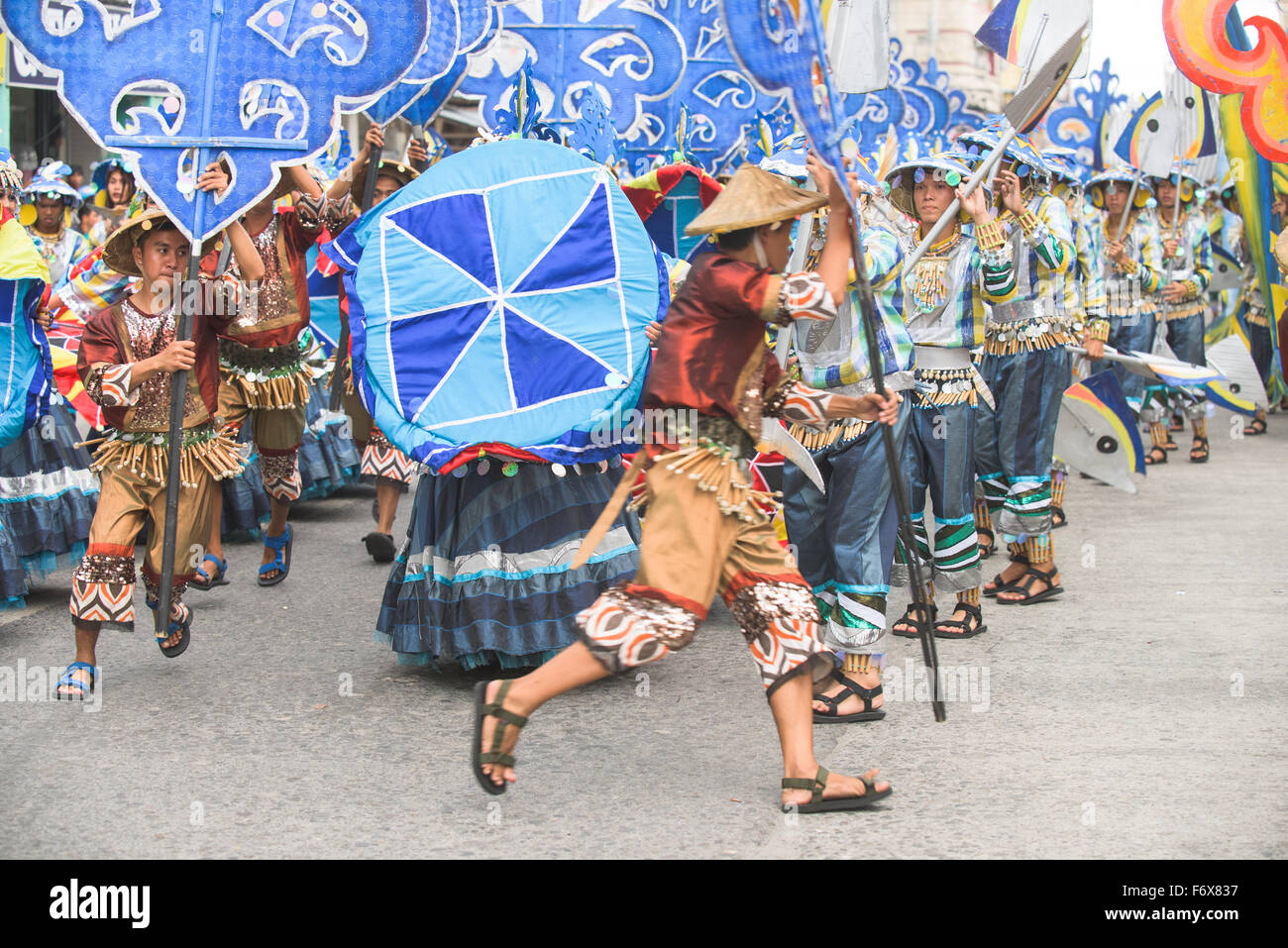 Participants in traditional costumes at the Street Dance Competition ...