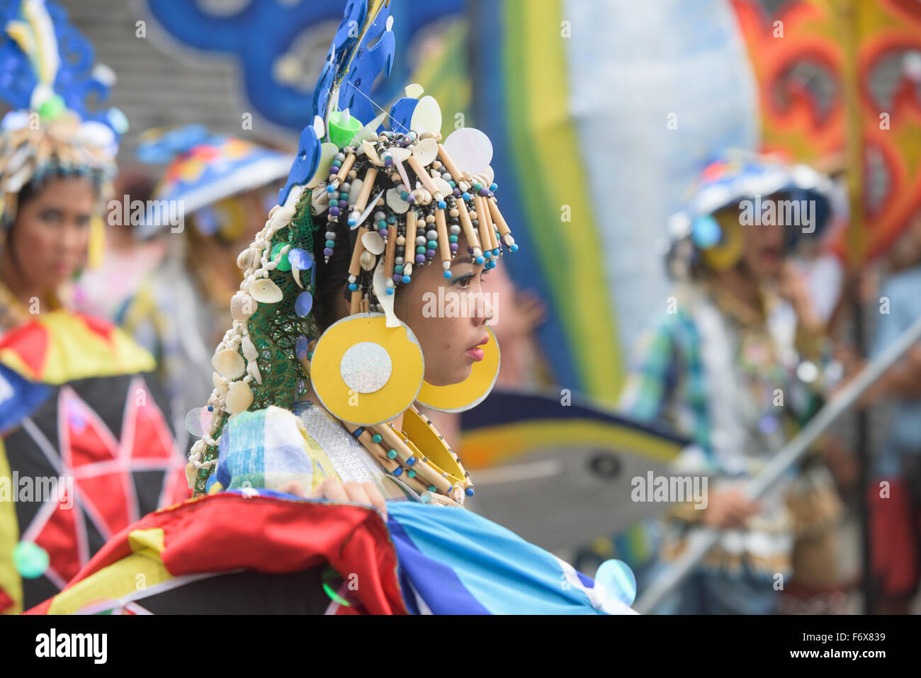 Female participant at the Street Dance Competition during the Gensan ...