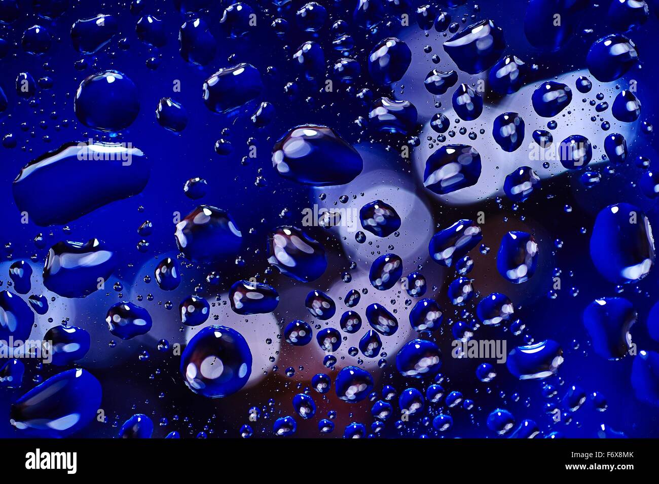 A studio photo of water droplets up close Stock Photo - Alamy