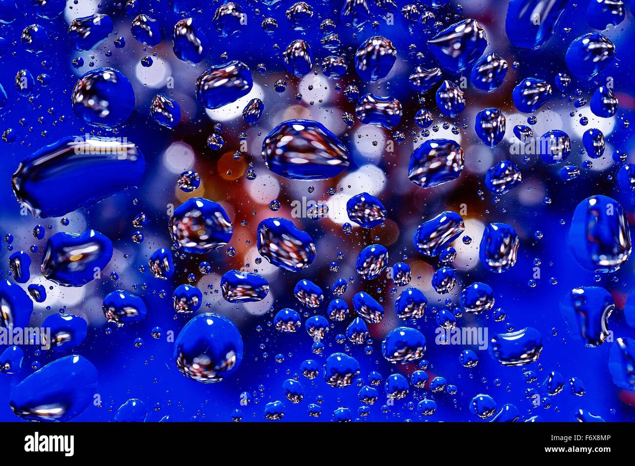 A studio photo of water droplets up close Stock Photo - Alamy