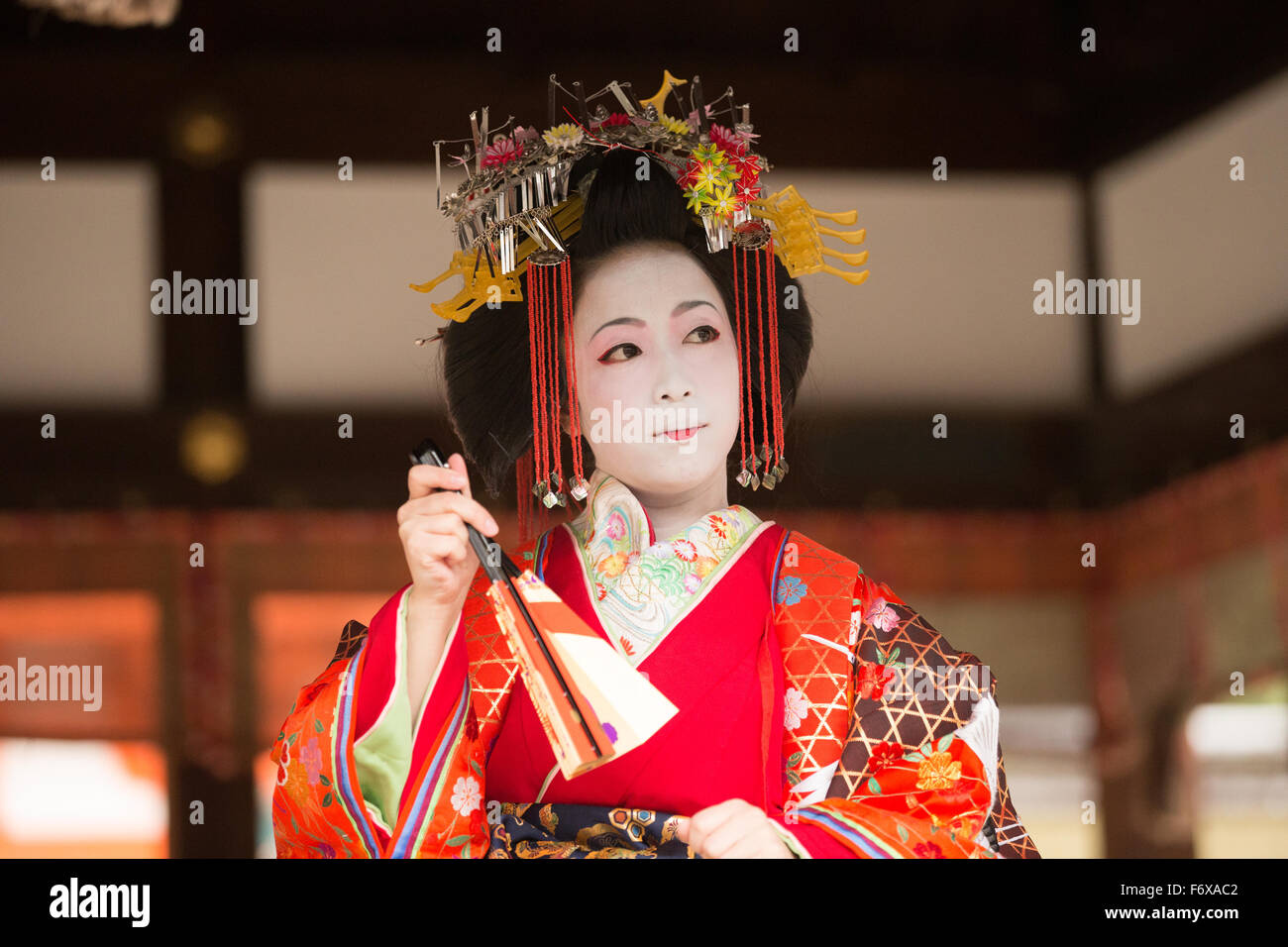 November 26, 2014 Japan Kyoto Aoi Tayu makes her debut as a Tayu at ...
