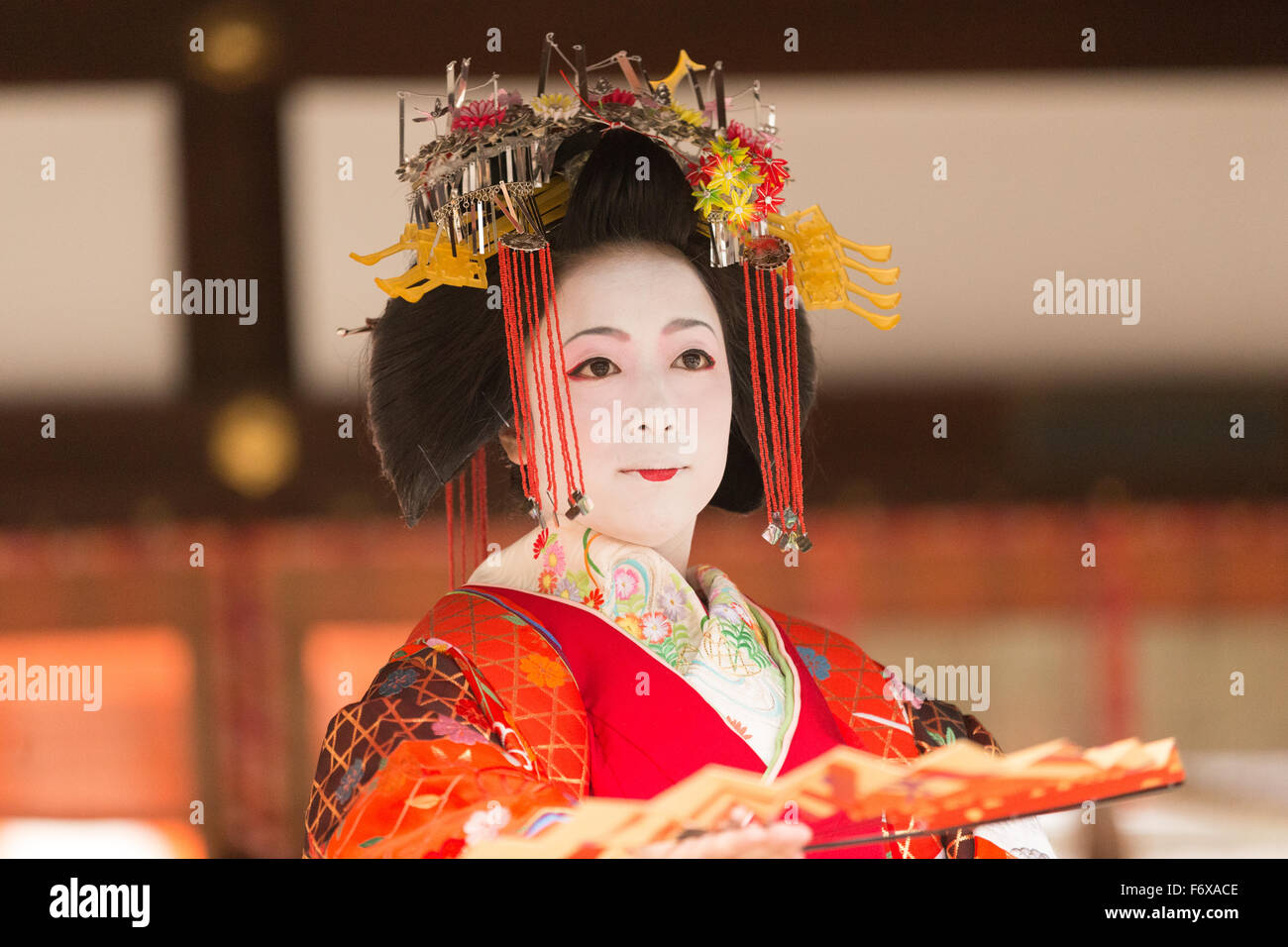 November 26, 2014 Japan Kyoto Aoi Tayu makes her debut as a Tayu at ...