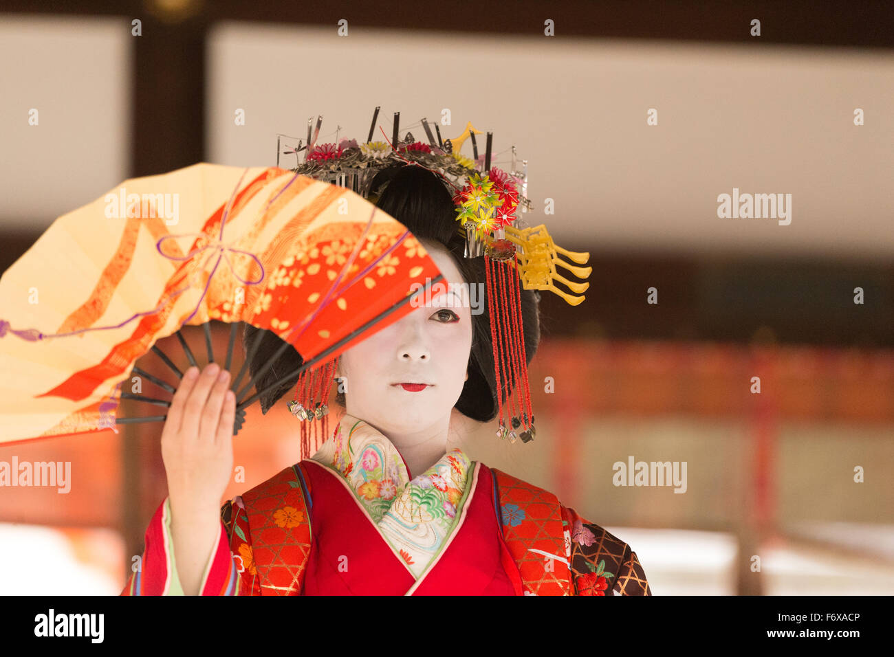 November 26, 2014 Japan Kyoto Aoi Tayu makes her debut as a Tayu at ...