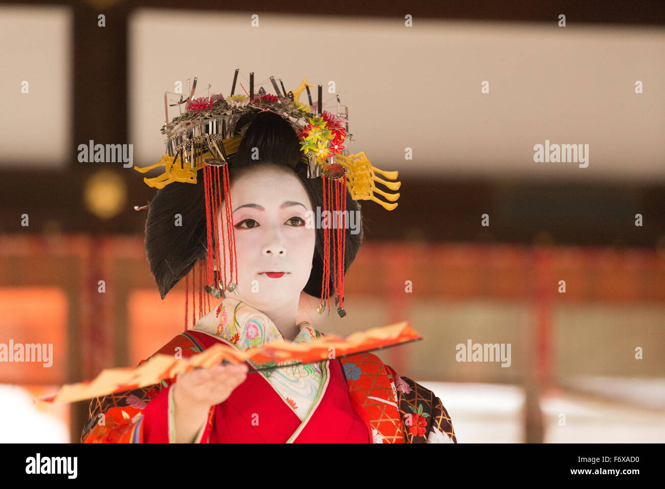 November 26, 2014 Japan Kyoto Aoi Tayu makes her debut as a Tayu at ...