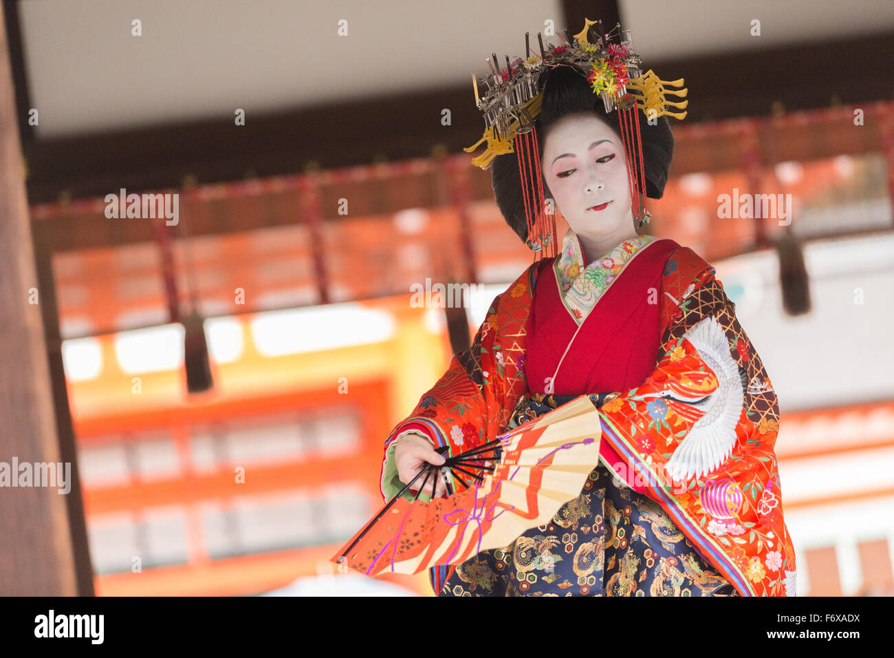 November 26, 2014 Japan Kyoto Aoi Tayu makes her debut as a Tayu at ...