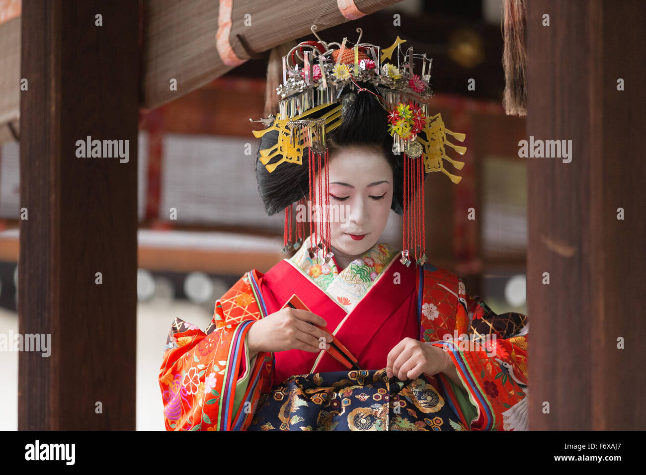 November 26, 2014 Japan Kyoto Aoi Tayu makes her debut as a Tayu at ...