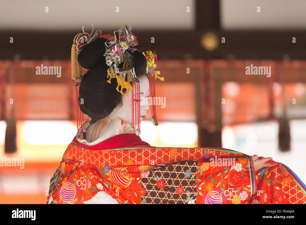 November 26, 2014 Japan Kyoto Aoi Tayu makes her debut as a Tayu at ...
