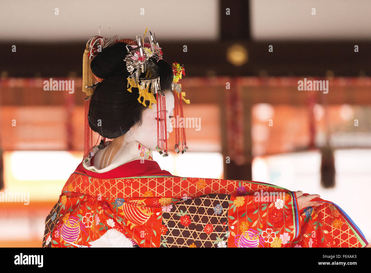 November 26, 2014 Japan Kyoto Aoi Tayu makes her debut as a Tayu at ...
