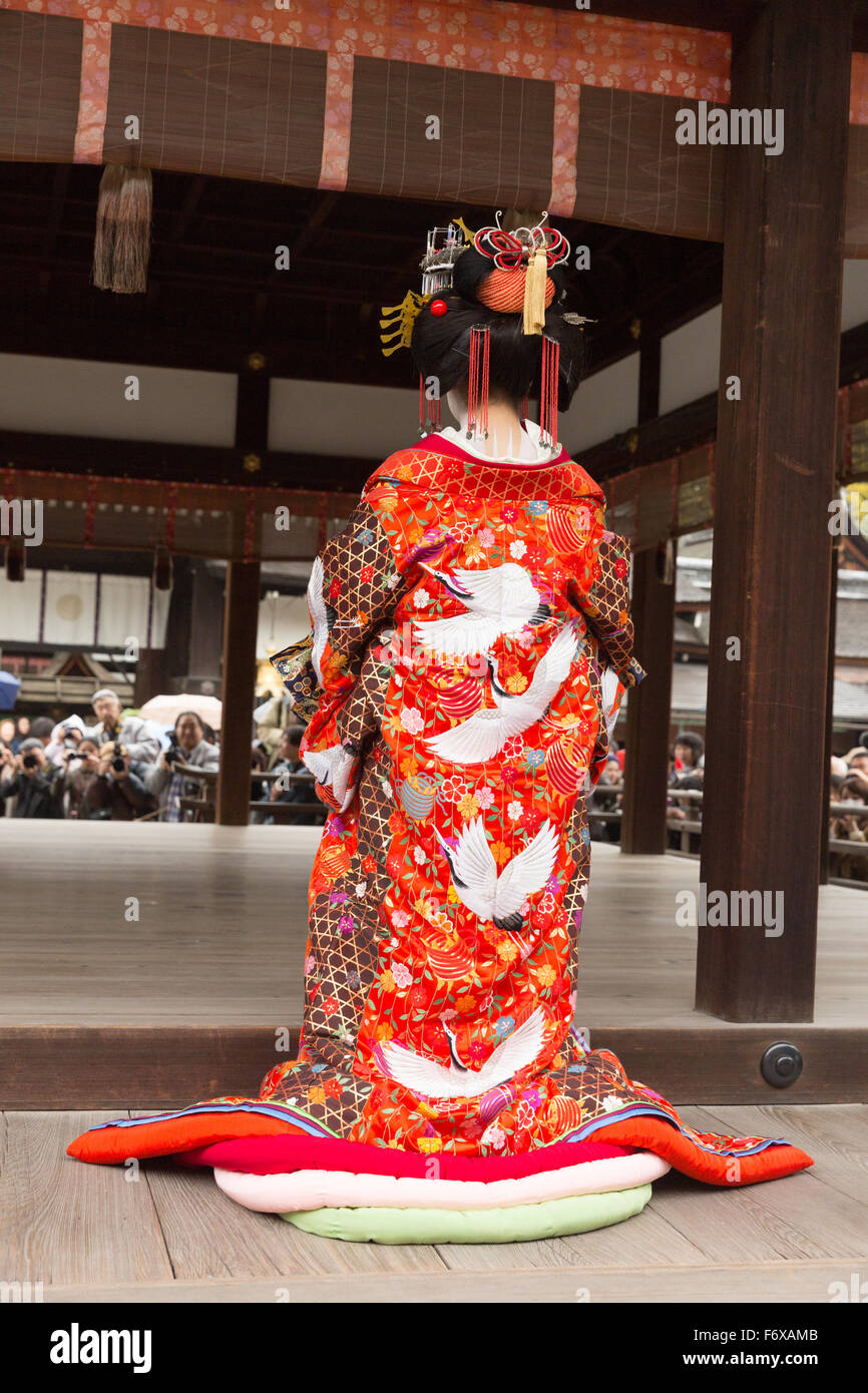 November 26, 2014 Japan Kyoto Aoi Tayu makes her debut as a Tayu at ...