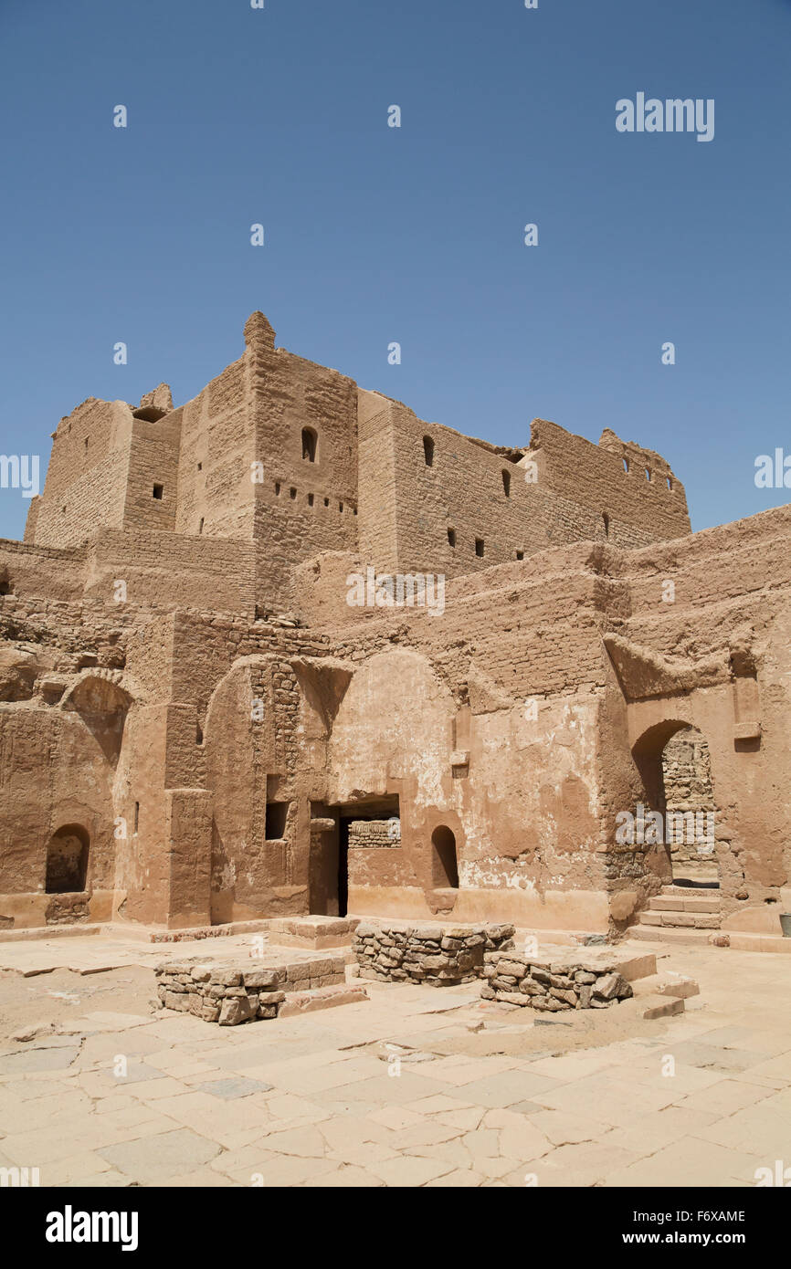 Monastery of St. Simeon, founded in the seventh century; Aswan, Egypt ...