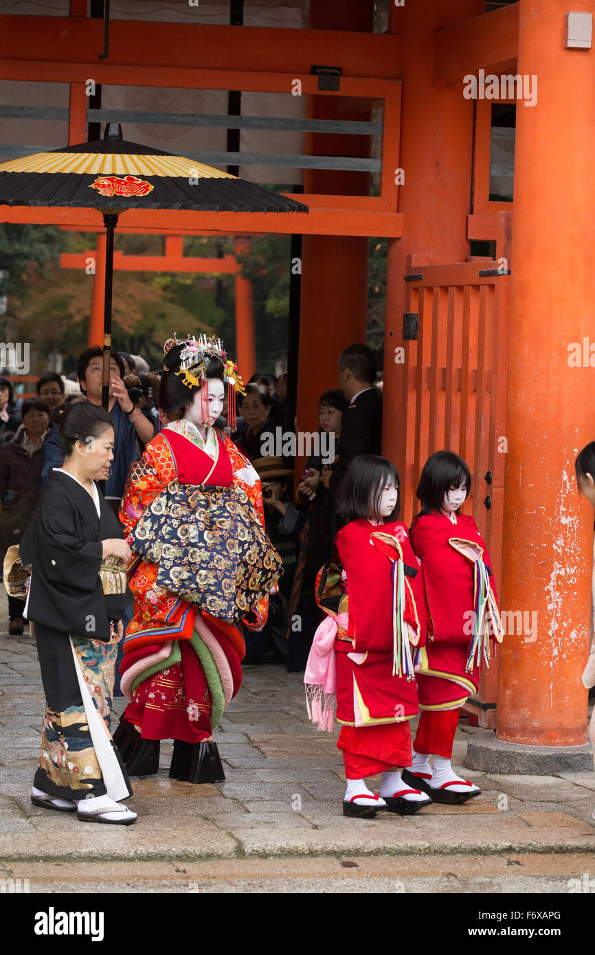 November 26, 2014 Japan Kyoto Aoi Tayu makes her debut as a Tayu at ...