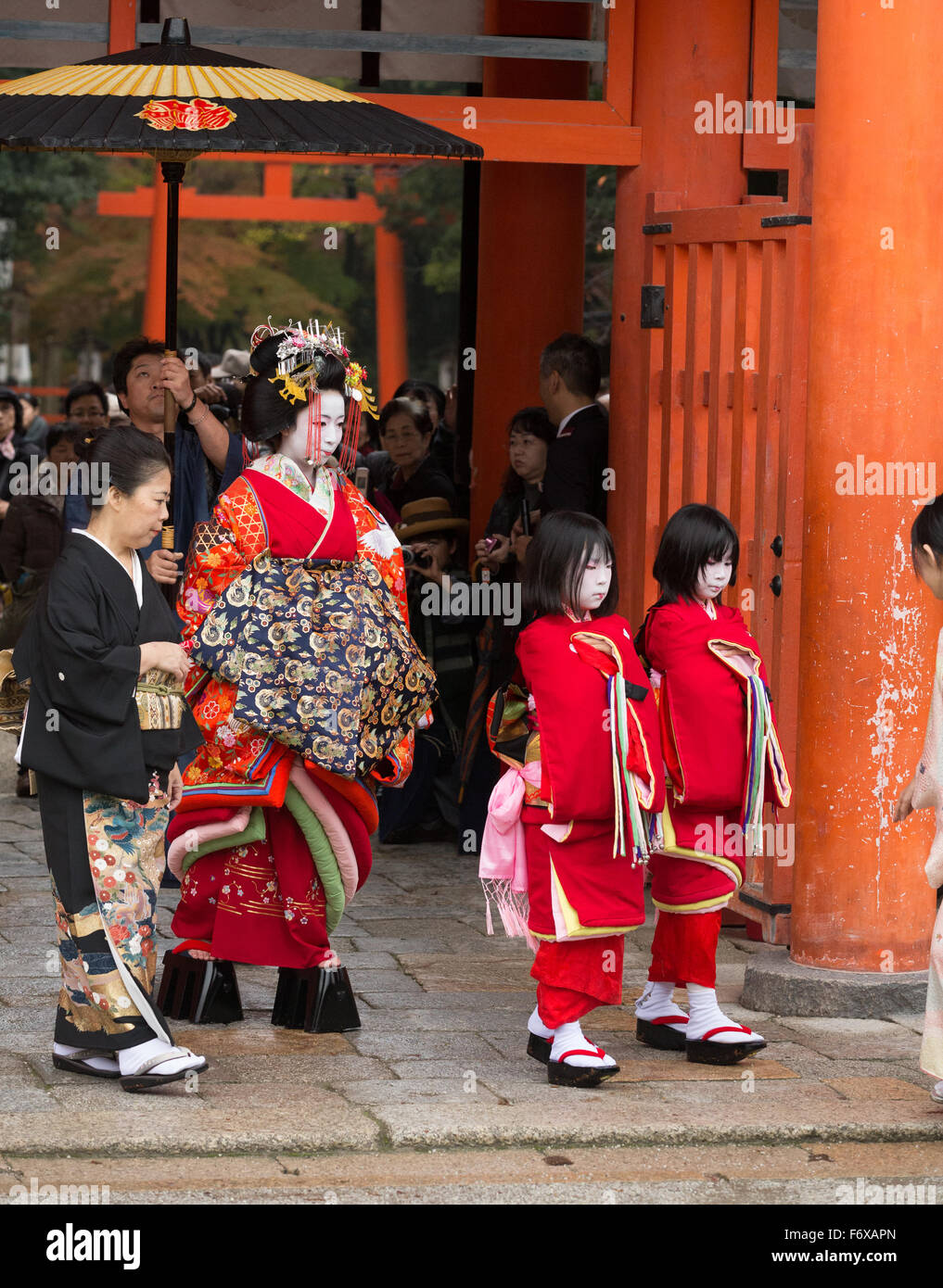 November 26, 2014 Japan Kyoto Aoi Tayu makes her debut as a Tayu at ...