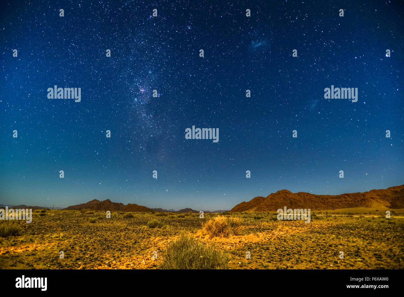 Night sky over Namibia; Sossusvlei, Namibia Stock Photo - Alamy
