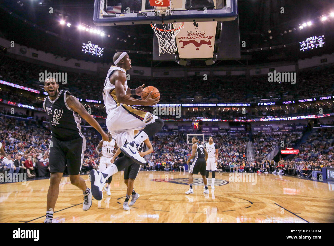 New Orleans, LA, USA. 20th Nov, 2015. New Orleans Pelicans forward ...