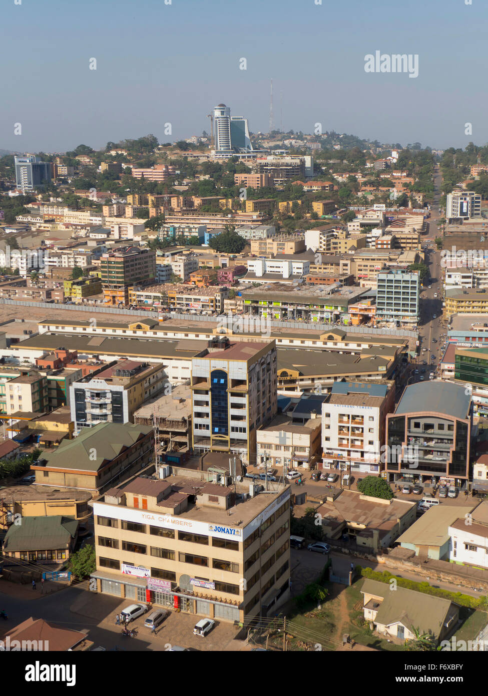 Aerial view of Kampala; Kampala, Uganda Stock Photo - Alamy