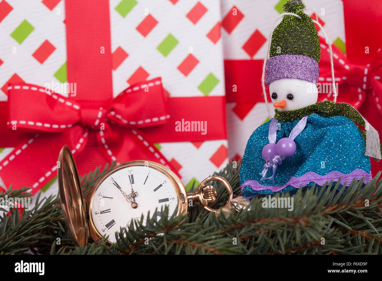 Snowman branch christmas tree hi-res stock photography and images - Alamy