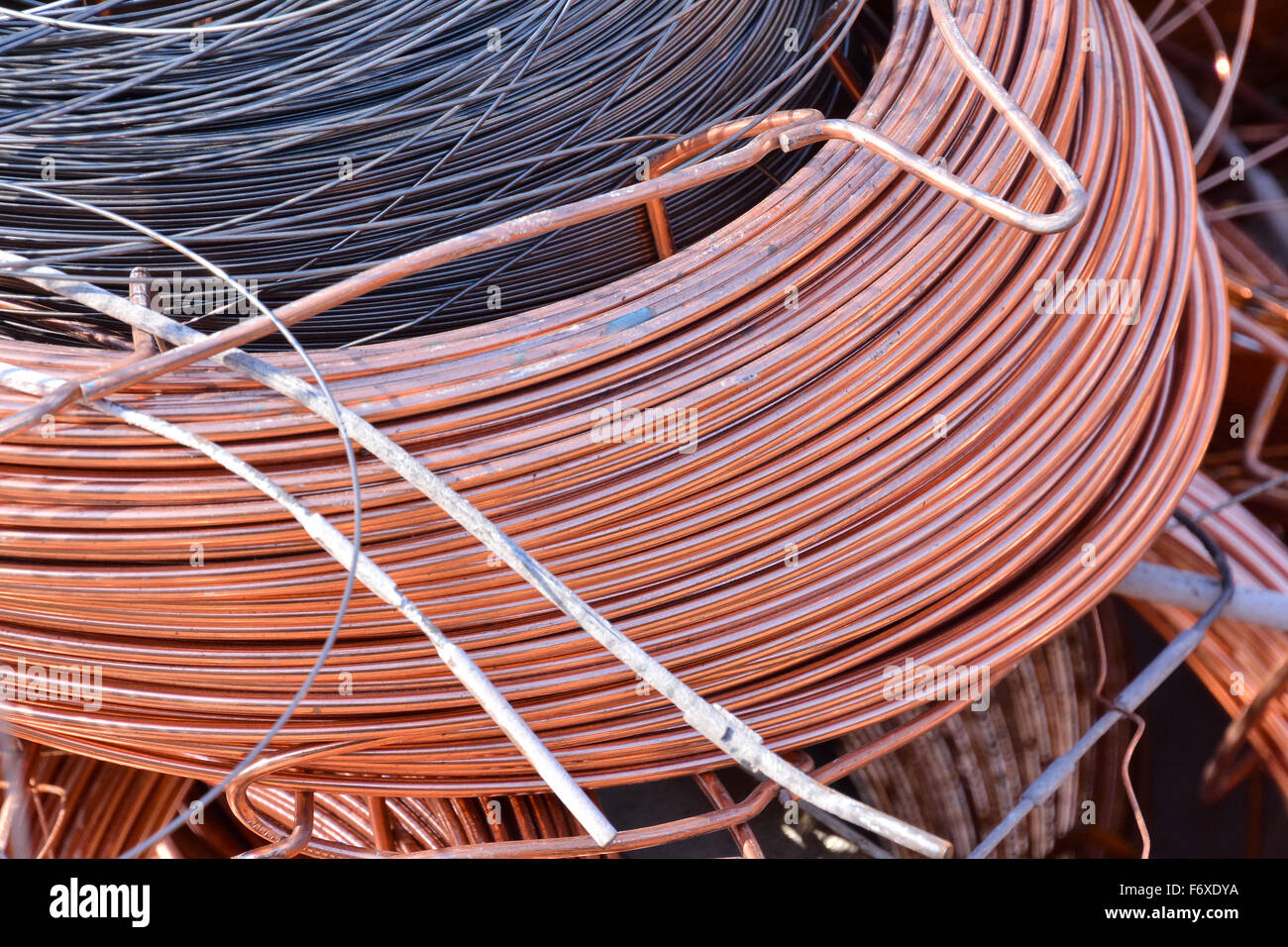 Metal Ready for Recycling Stock Photo - Alamy