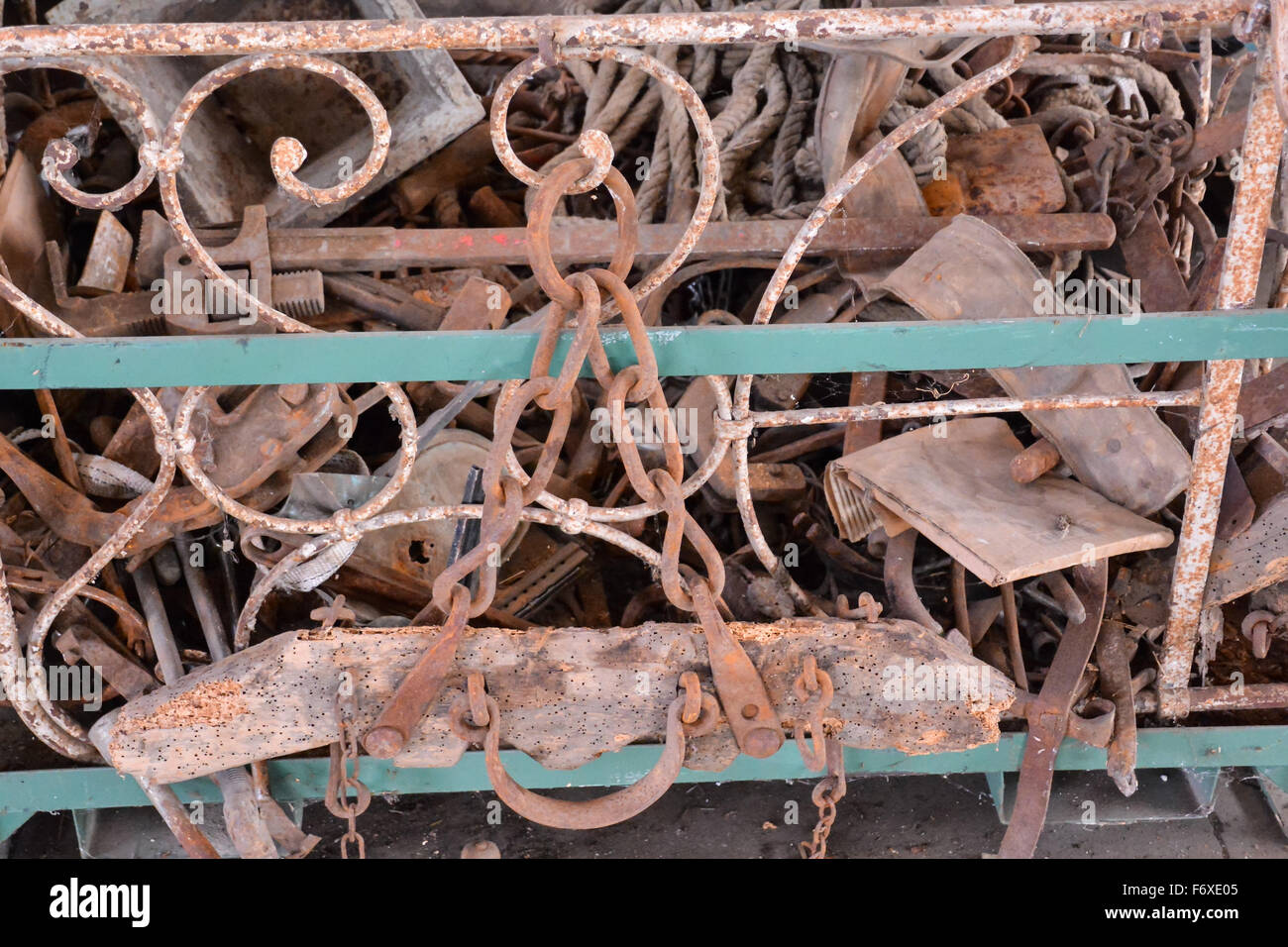 Metal Ready for Recycling Stock Photo - Alamy