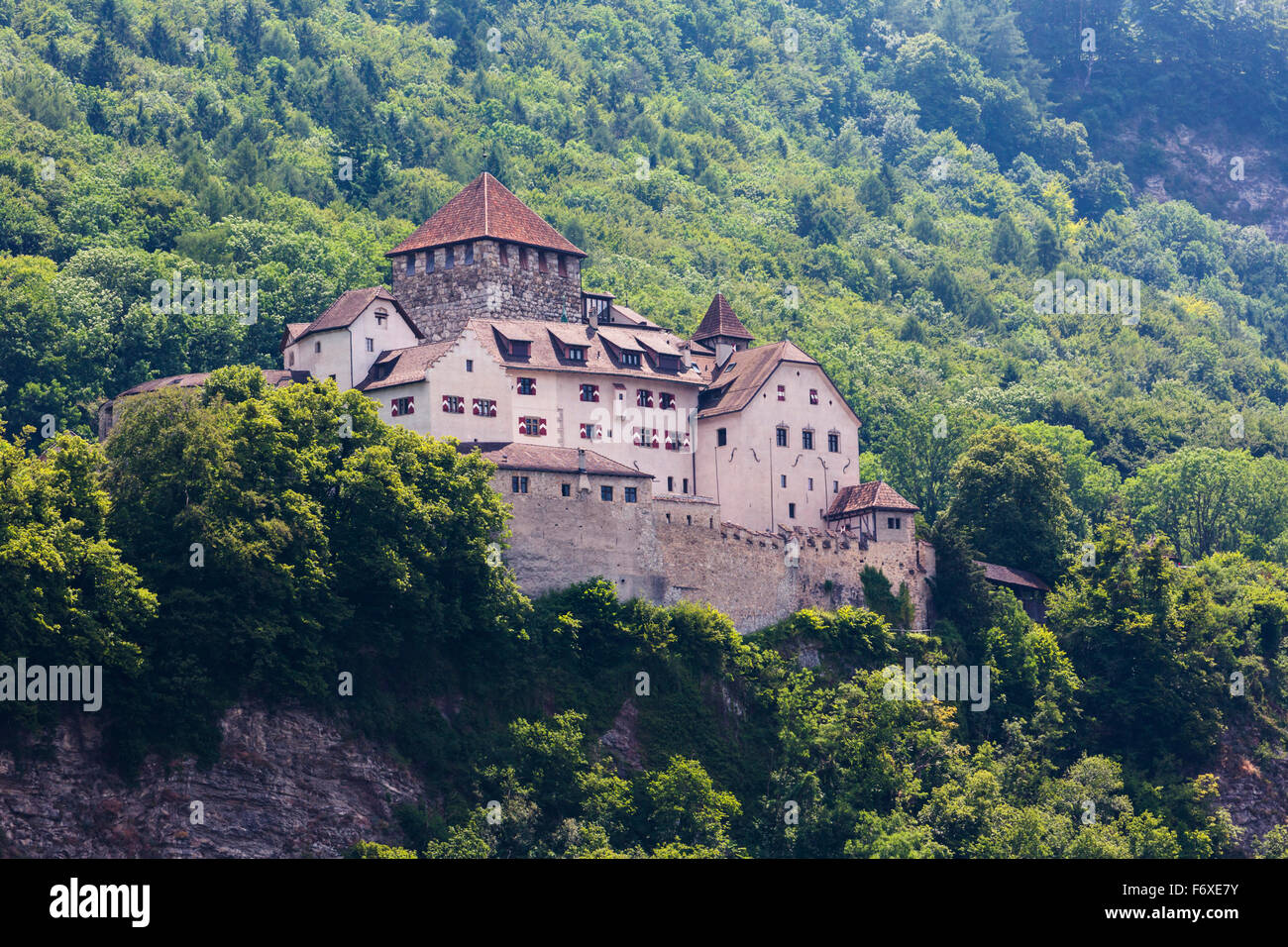 Castle of Vaduz; Vaduz, Leichtenstein Stock Photo - Alamy