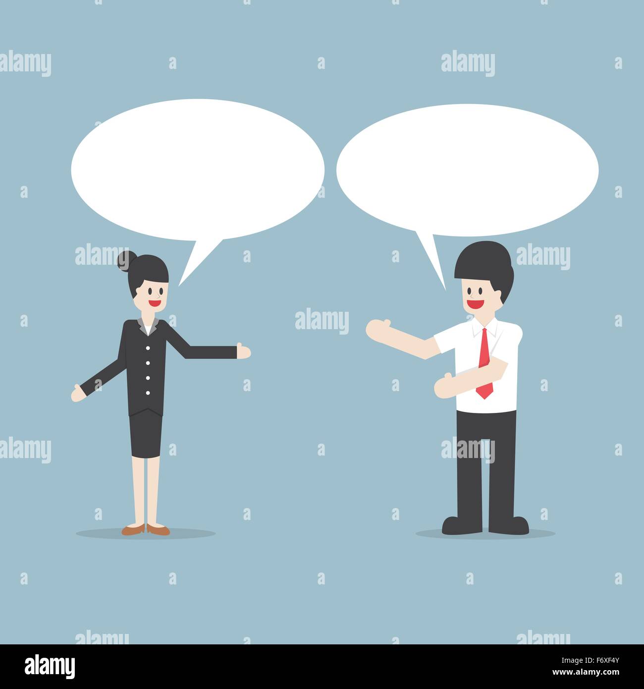 Two People Talking Cartoon Two People Talking Cartoon Stock