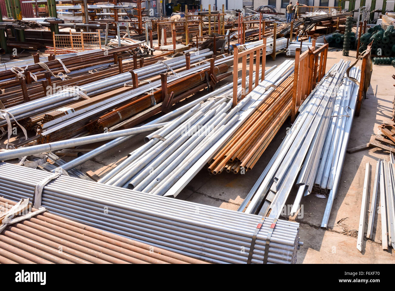 Metal Ready for Recycling Stock Photo - Alamy