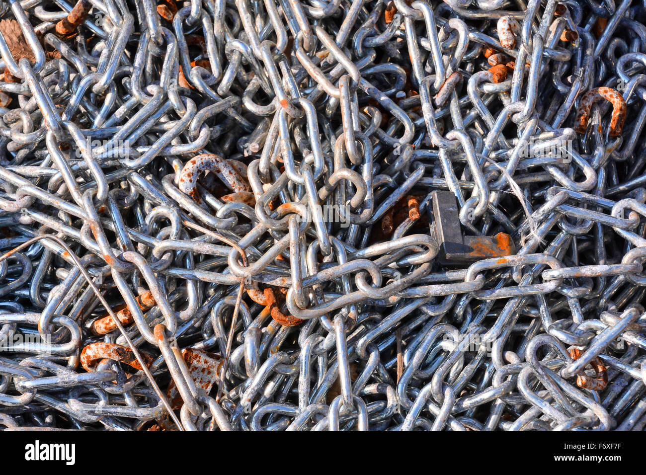 Metal Ready for Recycling Stock Photo - Alamy