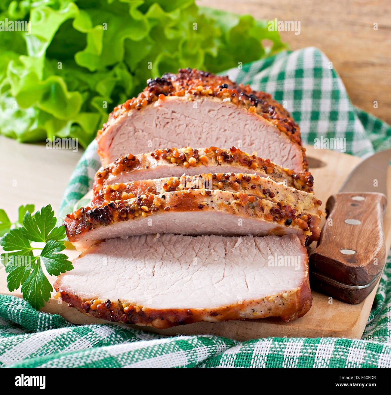 Baked meat hi-res stock photography and images - Alamy