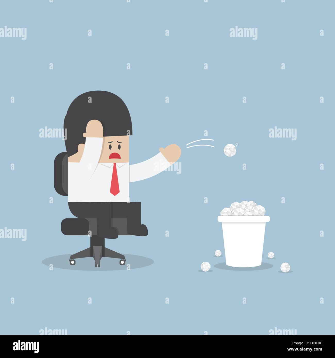 Waste paper stack Stock Vector Images - Alamy