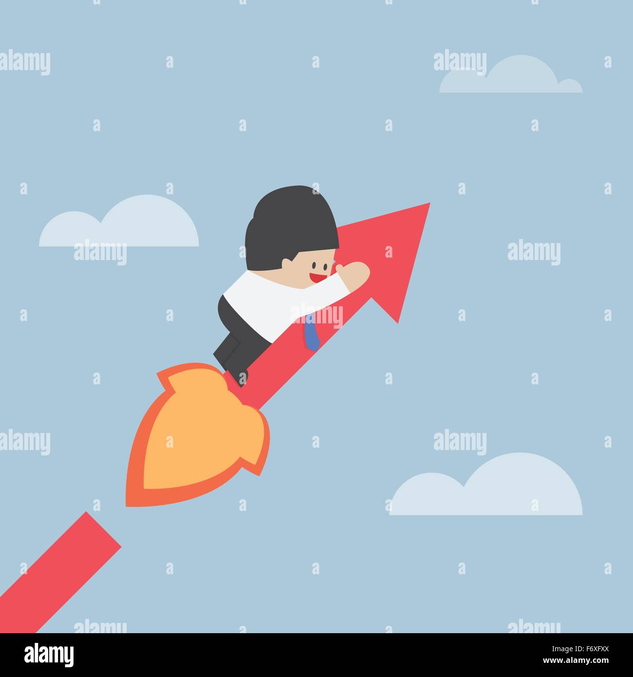 Growing up fast concept Stock Vector Images - Alamy