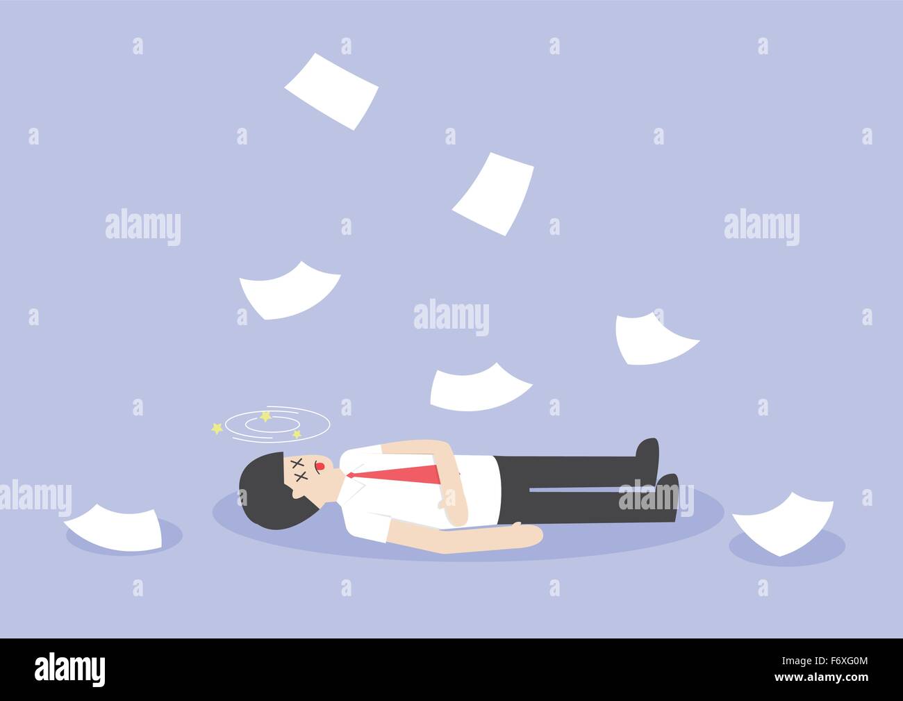 Unconscious lying on floor Stock Vector Images - Alamy