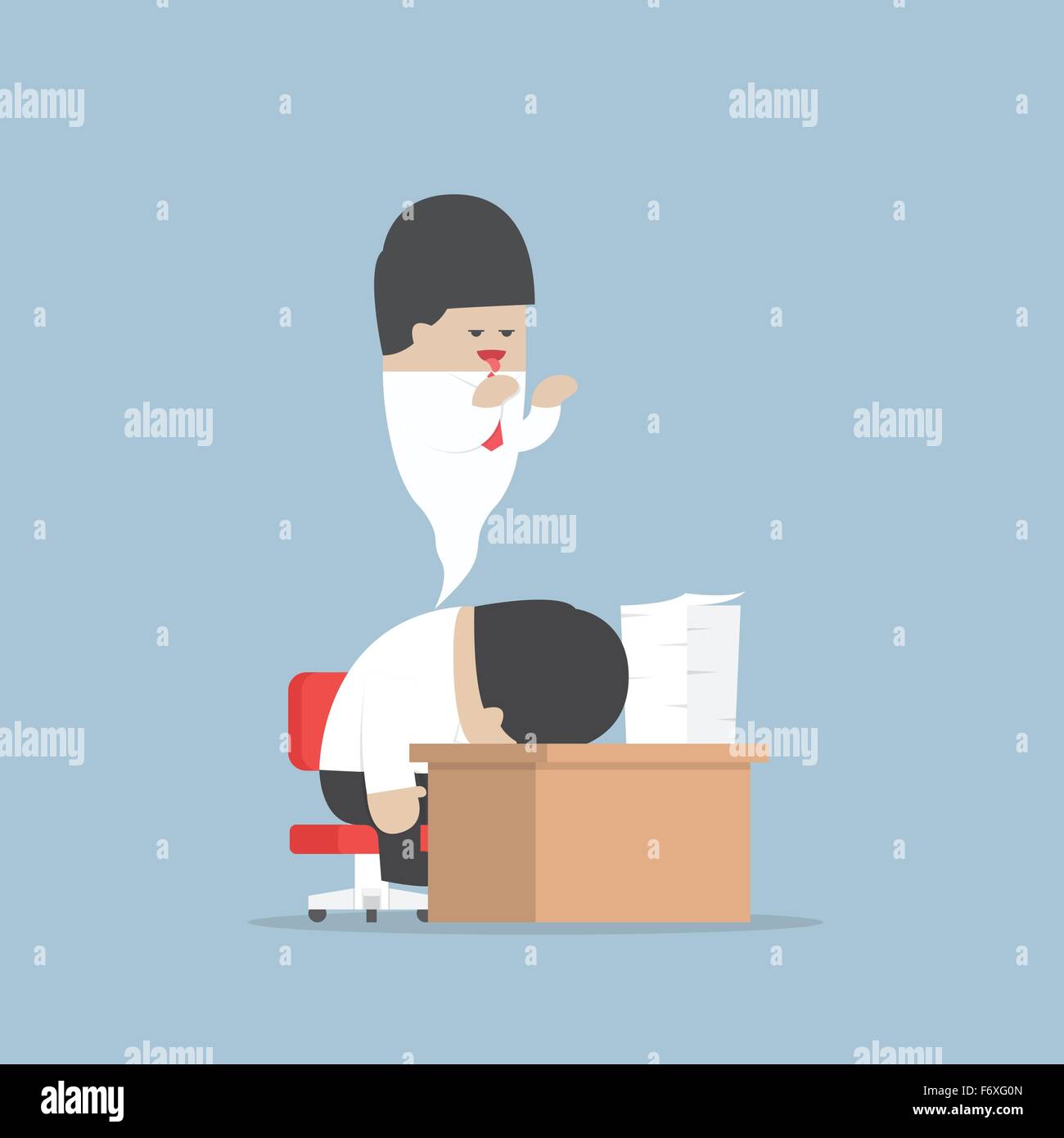 Work until death Stock Vector Images - Alamy