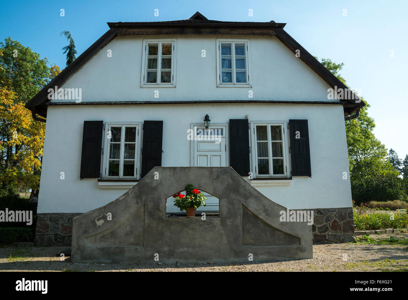 Manor house in skansen in Sierpc, Masovian Voivodeship, Poland Stock ...