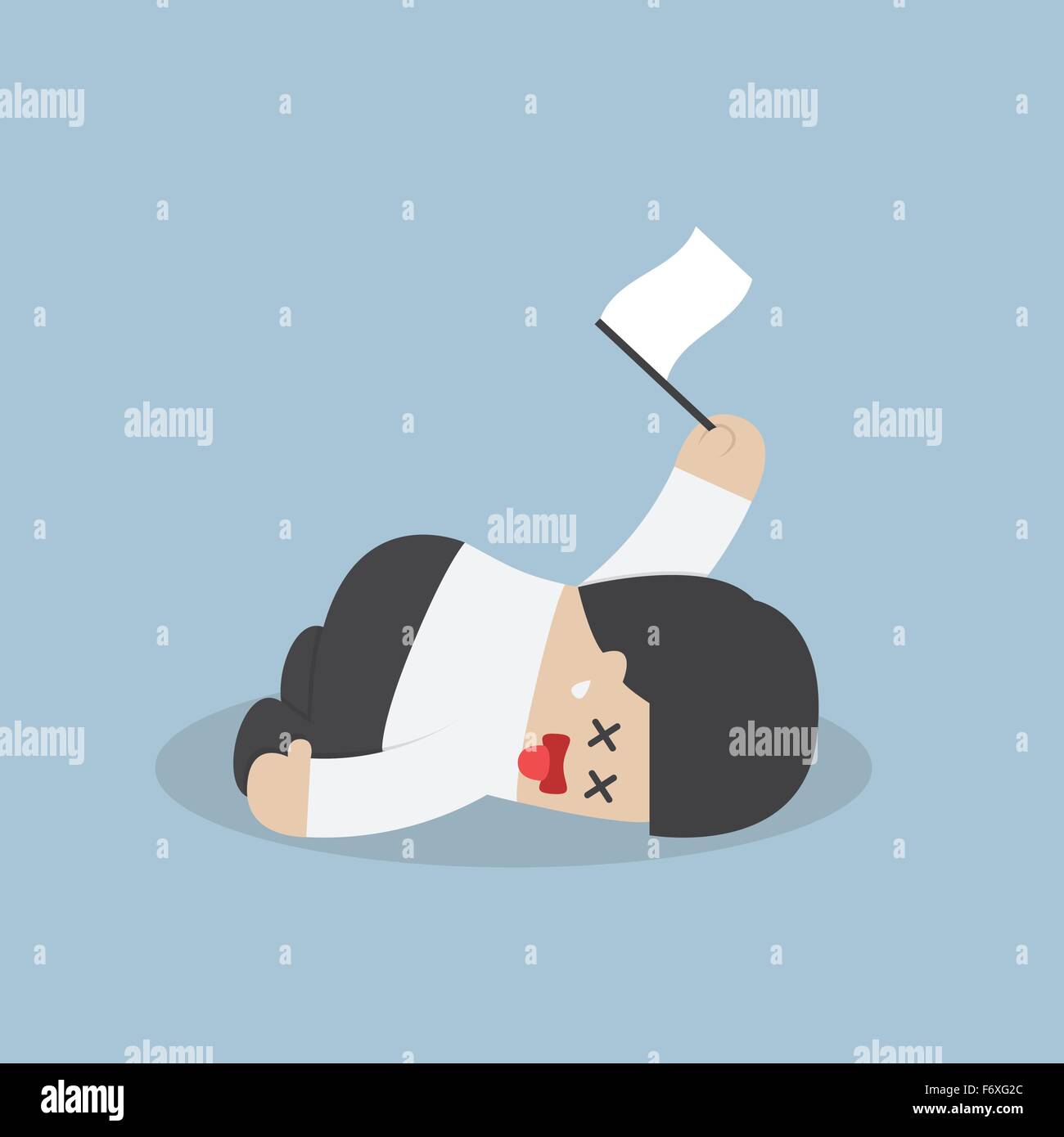 Dead Person On The Ground Cartoon