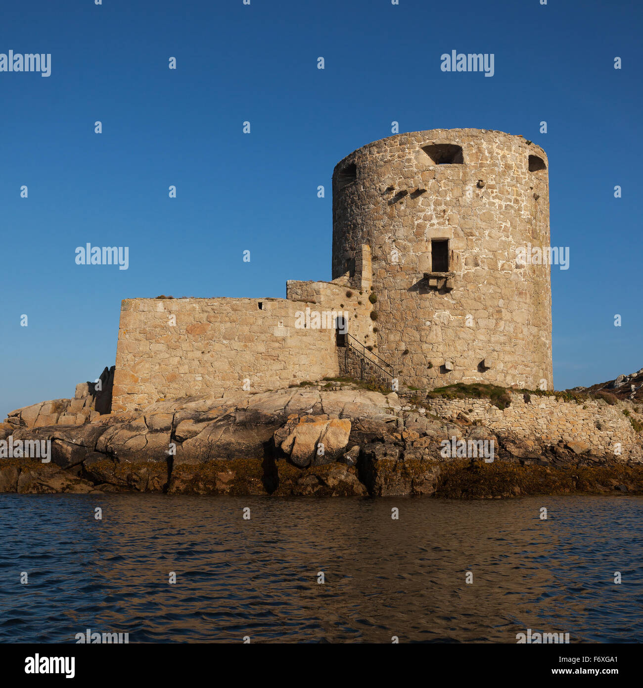 Cromwell's Castle, Tresco, Isles of Scilly, UK Stock Photo - Alamy