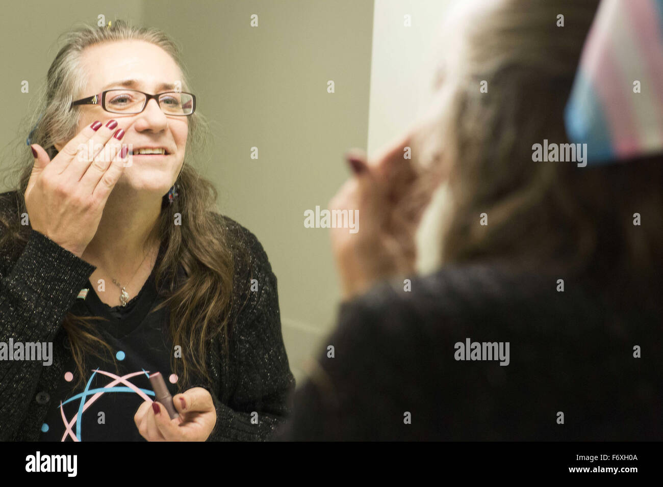 West Hollywood, California, USA. 20th Nov, 2015. Transgender woman, Ann ...