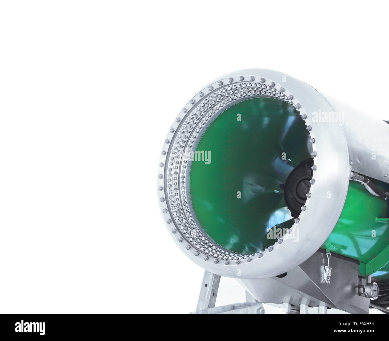 Snow blower machine isolated on white background Stock Photo - Alamy