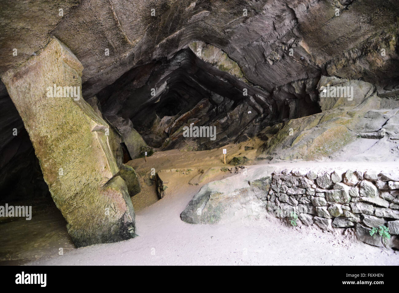 Entrance to the cave Stock Photo - Alamy
