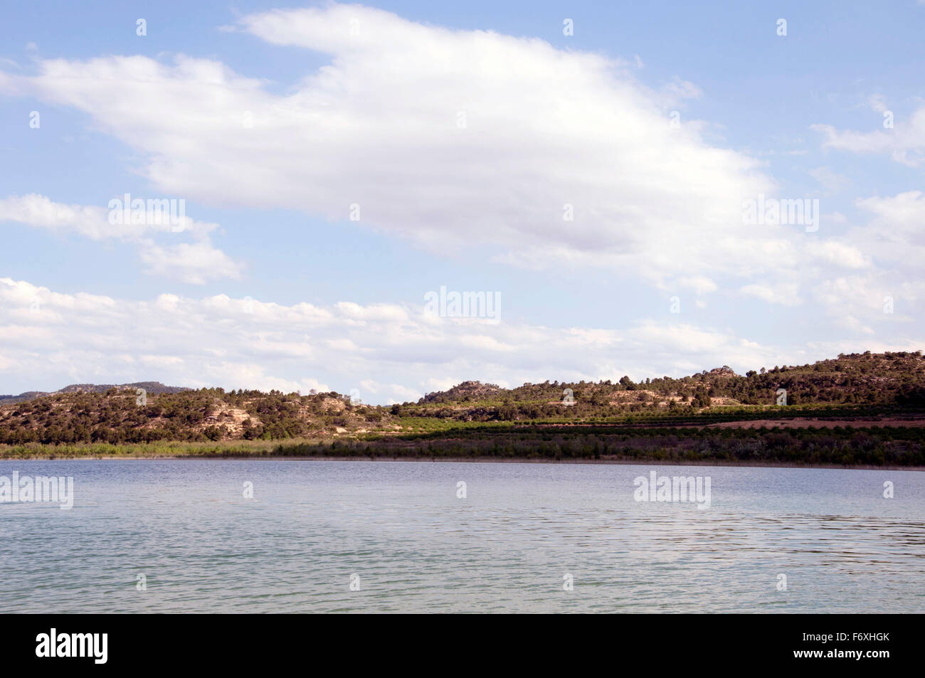 A peaceful lake the perfect waters for fishing Stock Photo - Alamy