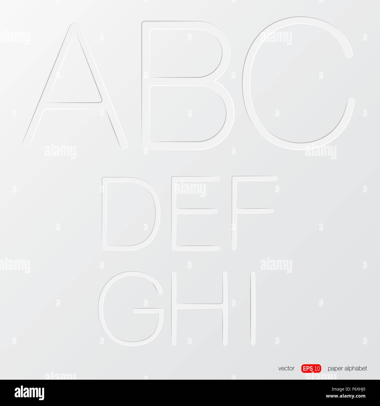 Clip art alphabet hi-res stock photography and images - Alamy