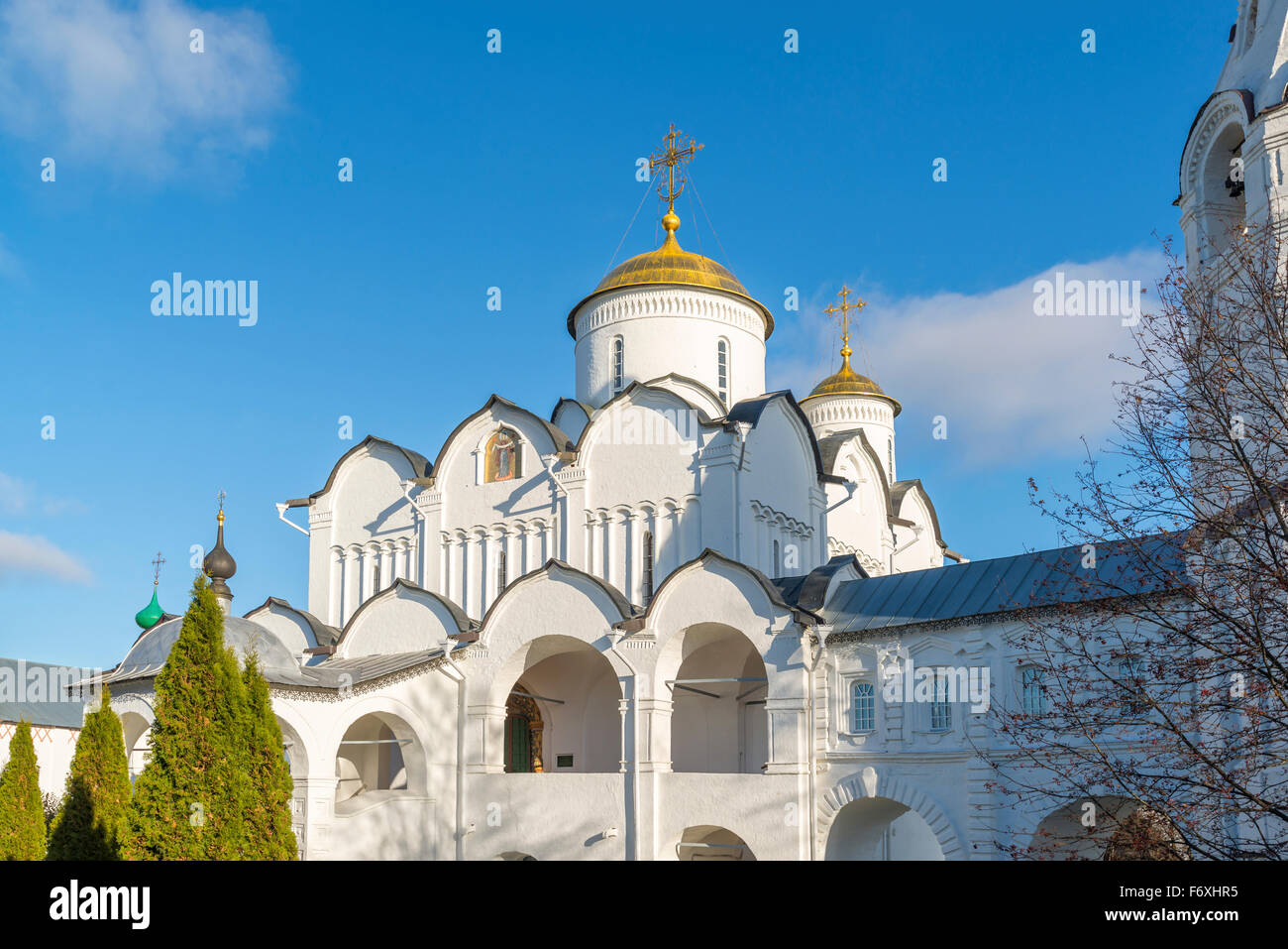 Cathedral at St. Pokrovsky Monastery was built 16th century in Suzdal ...