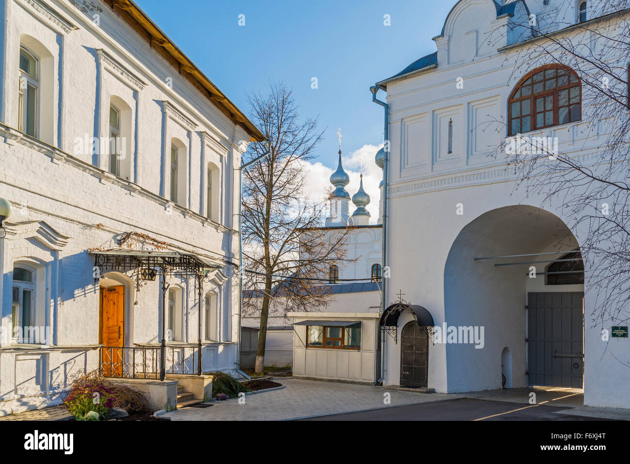 The territory of the Holy Pokrovsky nunnery built in 16th century in ...