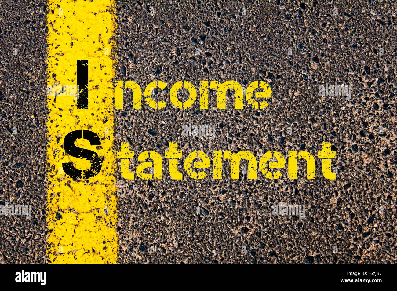 Concept image of Business Acronym IS as Income Statement written over ...