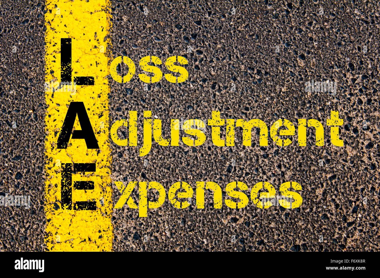 Concept image of Business Acronym LAE as Loss Adjustment Expenses ...