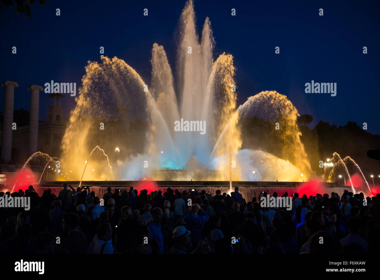 Montjuic light show hi-res stock photography and images - Alamy