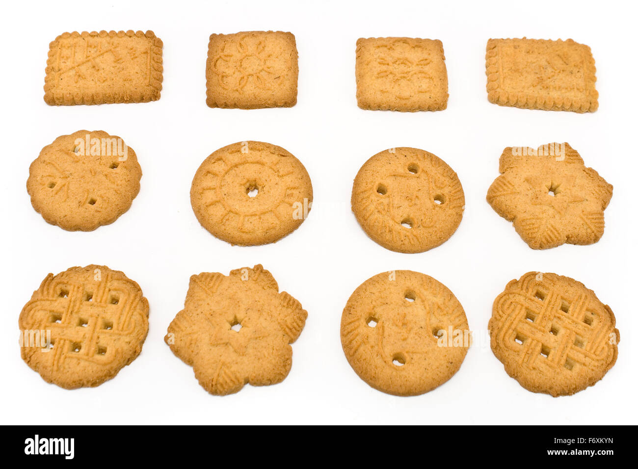 Cookie sweets isolated on white Stock Photo - Alamy