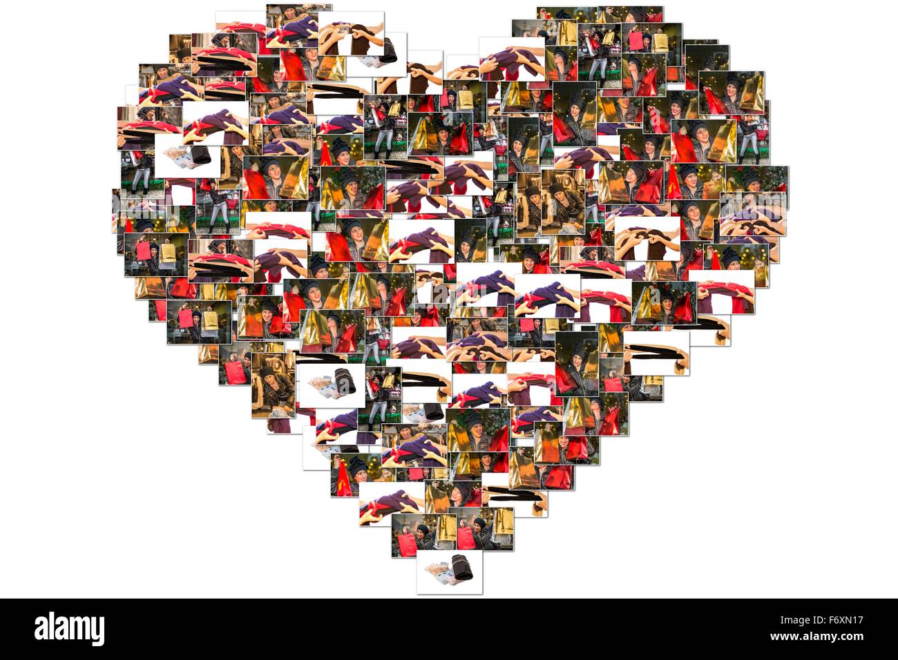 Shopping sales collage Stock Photo - Alamy