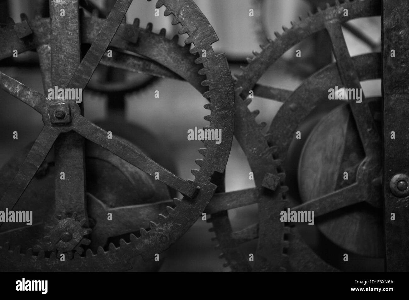 Close up of cogs Stock Photo - Alamy