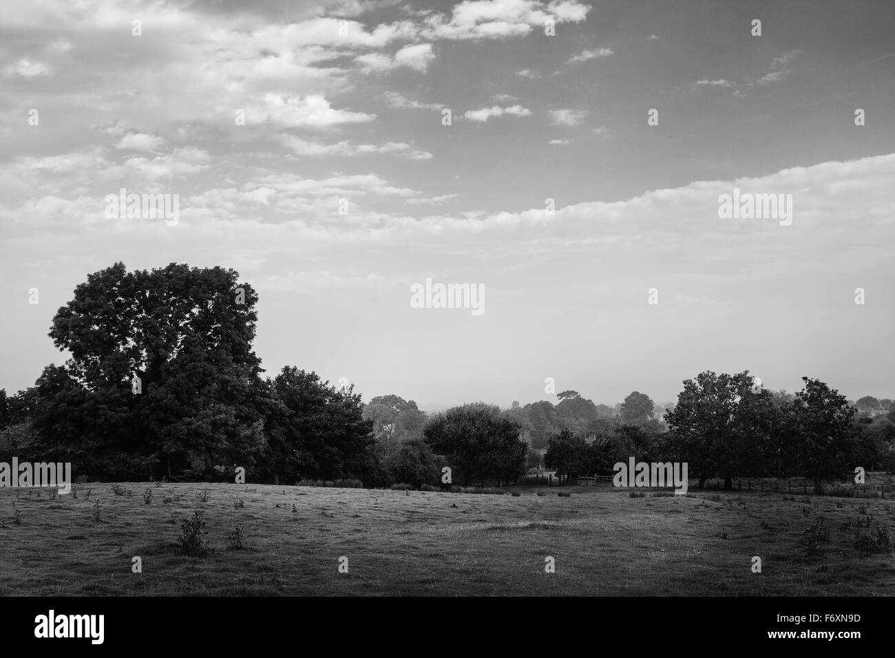 Scenic outdoor countryside Black and White Stock Photos & Images - Alamy